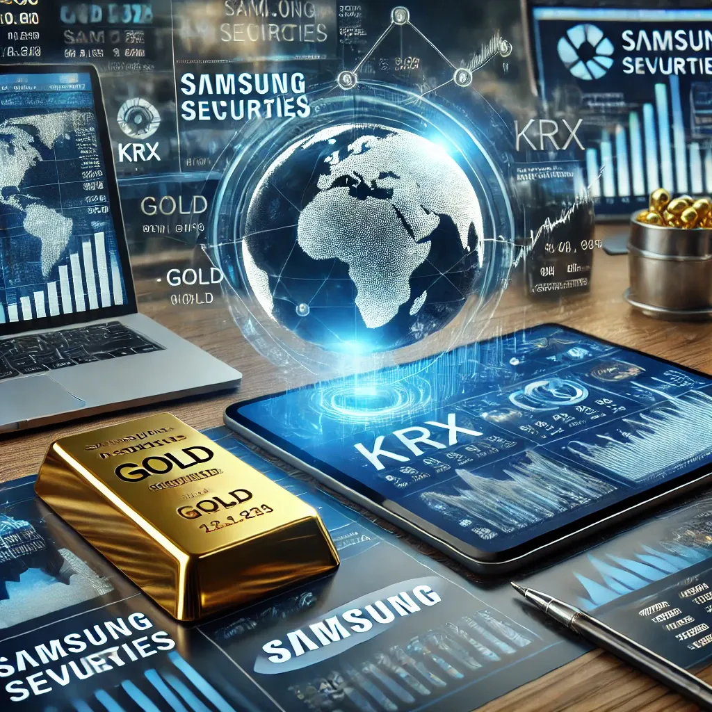 KRX 금투자 삼성증권, 삼성 KRX 금현물 ETN, KRX 금투자방법 - 장학금24