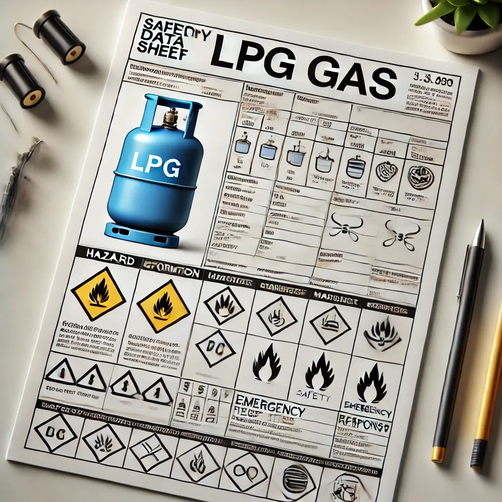LPG MSDS 자료, LPG MSDS 경고표지, LPG가스 MSDS - 장학금24